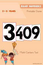 Road Numbers Printable – iProfEducation Workbooks kids