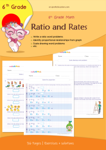 Grade 6 Ratio and rates worksheets with solutions – iProfEducation ...