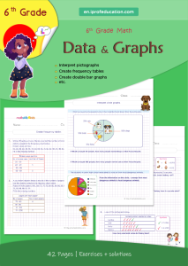 Grade 6 Data and Graphs worksheets with solutions – iProfEducation ...